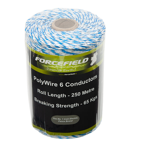 FORCEFIELD 6 STRAND POLY FENCE WIRE 250Mtr – Topline Murphys