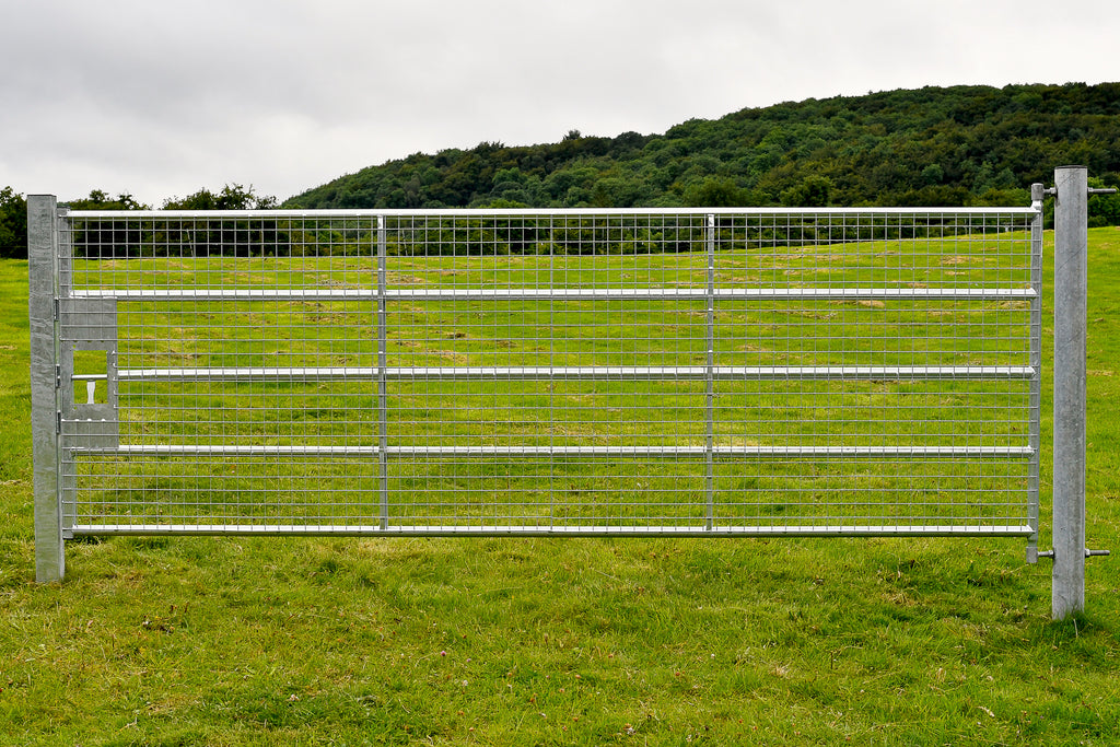 6ft HEAVY GIBNEY FULLY MESHED GALVANISED GATE – Topline Murphys