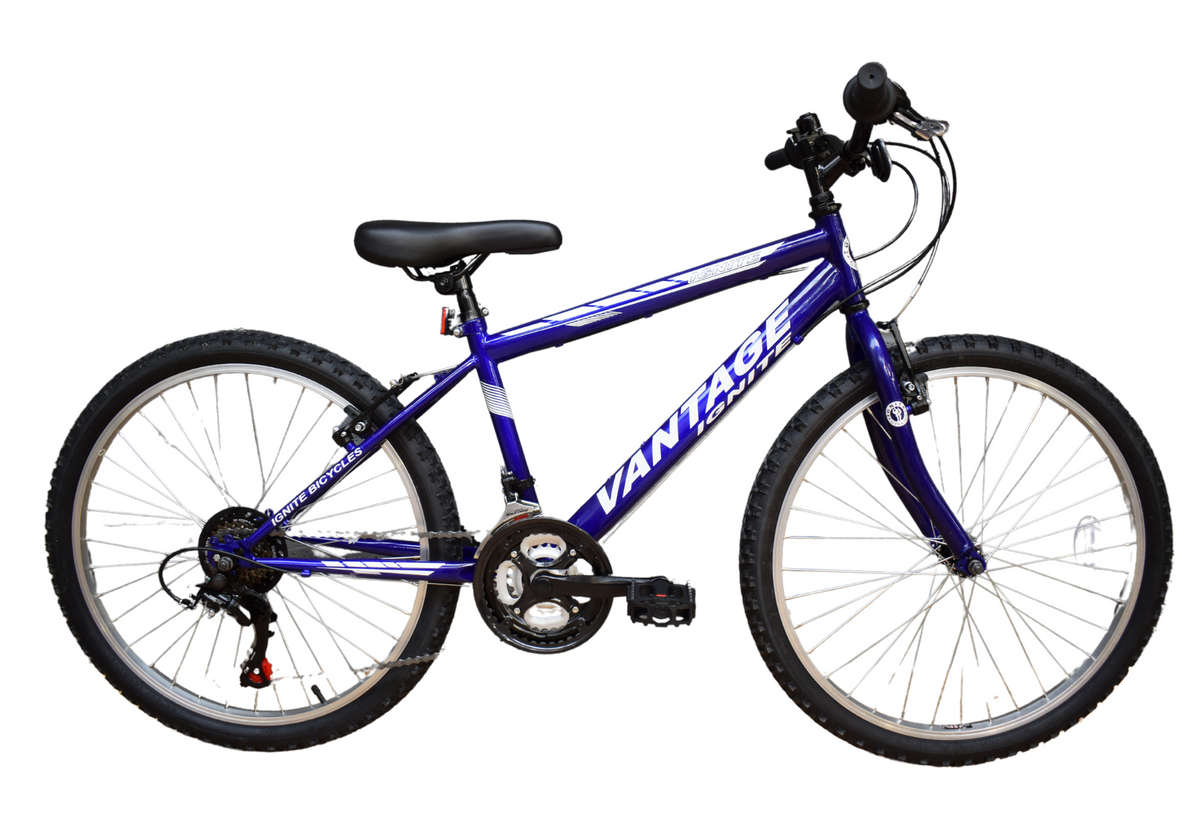 IGNITE VANTAGE GENTS BIKE BLUE 20" FRAME 26" WHEEL – Topline Murphys